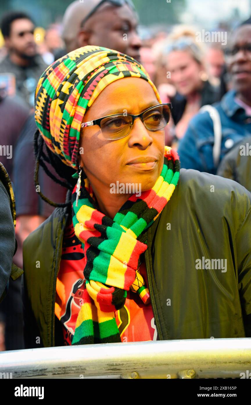 London, UK. 9th June, 2024. Thousands of Reggers fans attends the ...