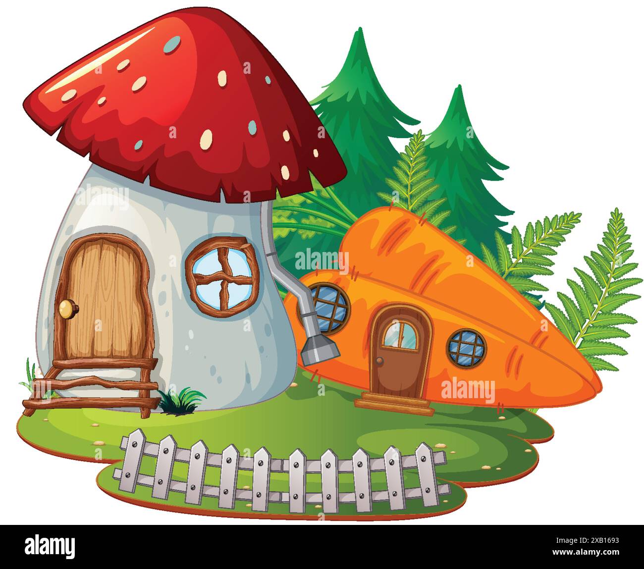 Grass homes Cut Out Stock Images & Pictures - Alamy