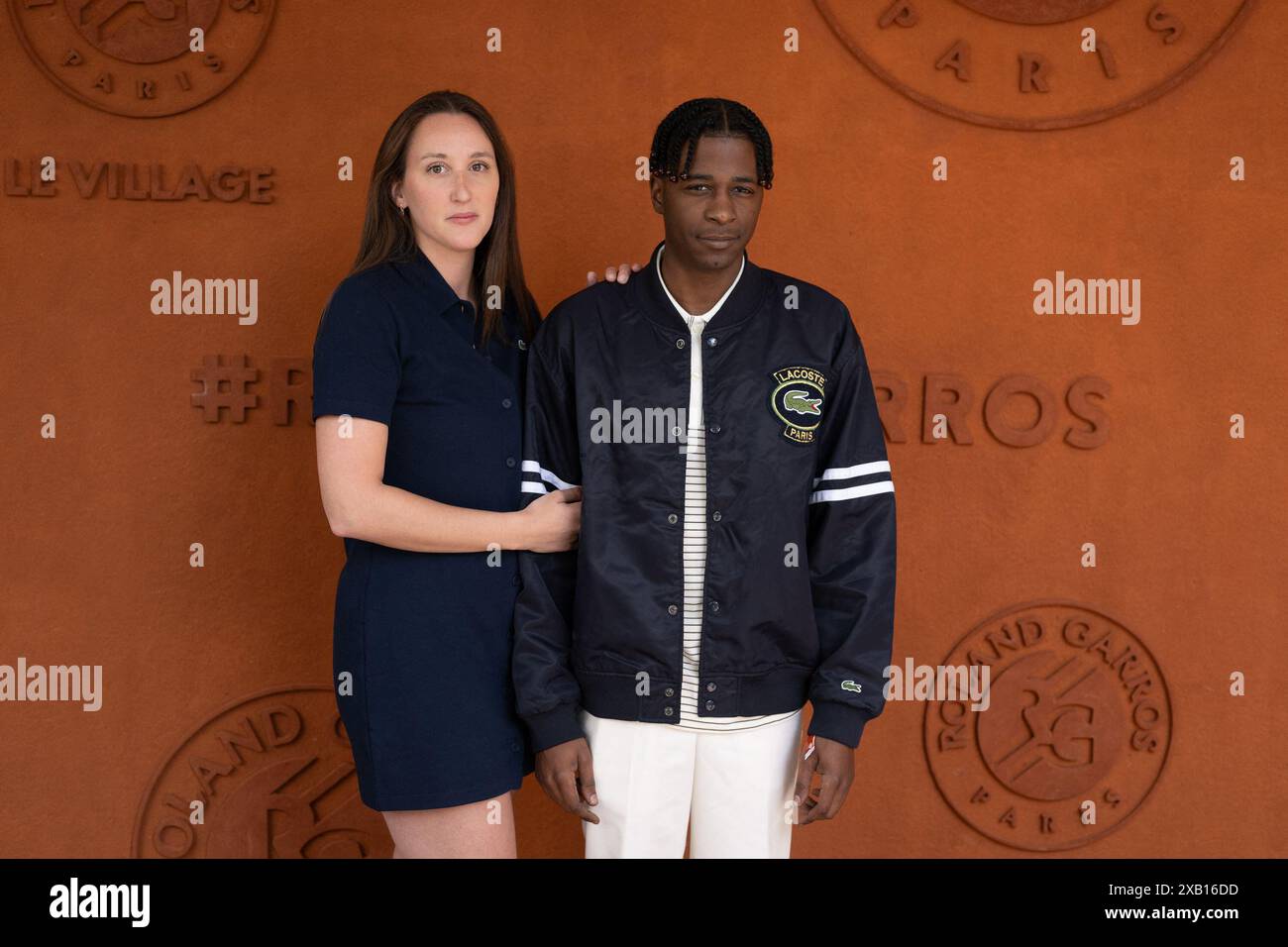 Paris, France. 09th June, 2024. Marie-claire Heurtebize and Emmanuel Sow aka Yame attend the Men ...