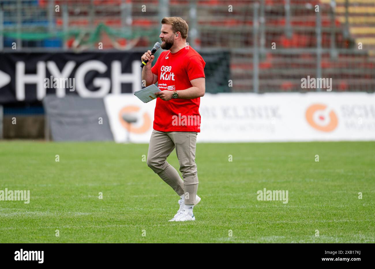 Quirin Friedel (Stadionsprecher, Munich Ravens). Munich Ravens gegen ...