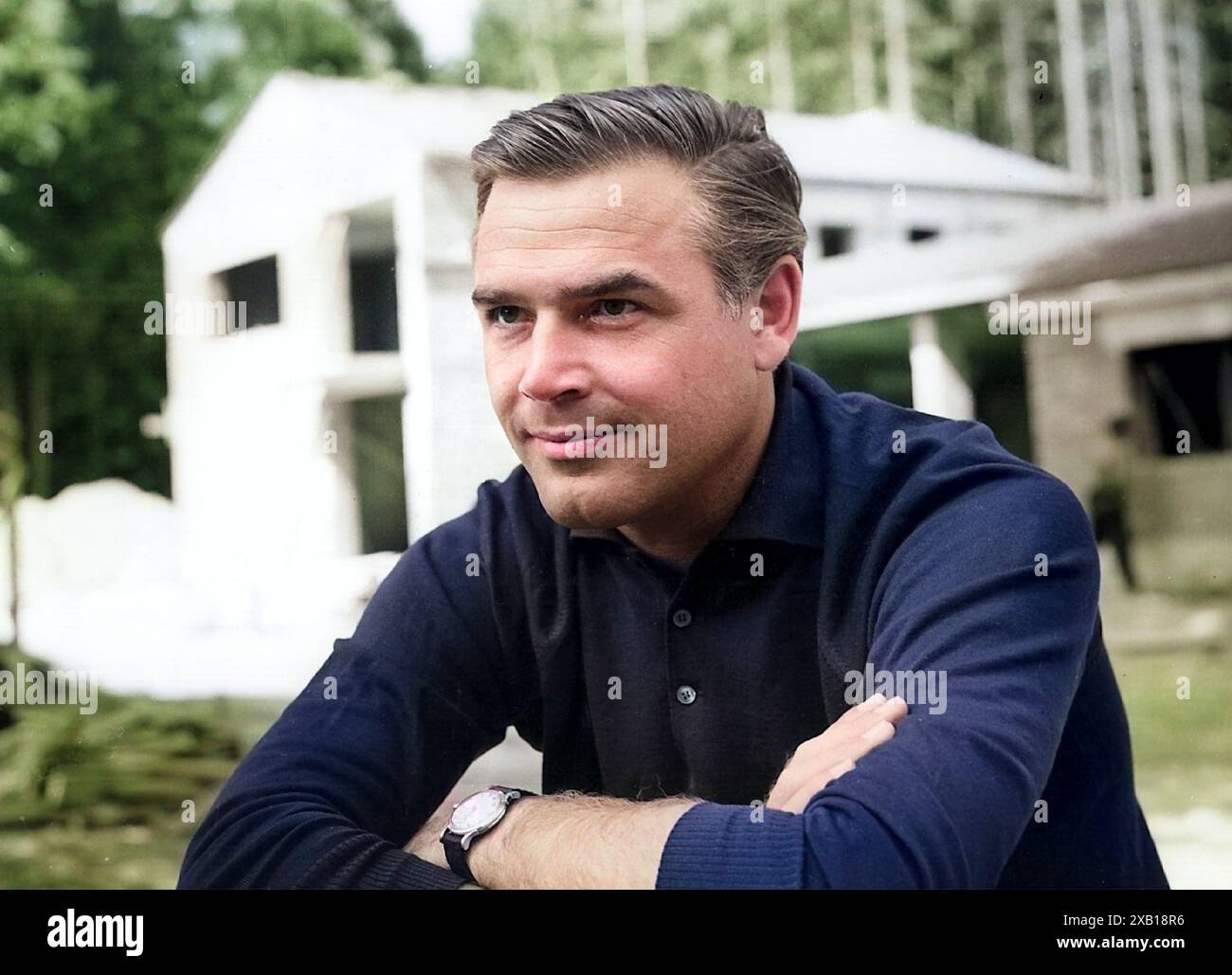 Fuchsberger, Joachim, 11.3.1927 - 11.9.2014, German actor, portrait ...