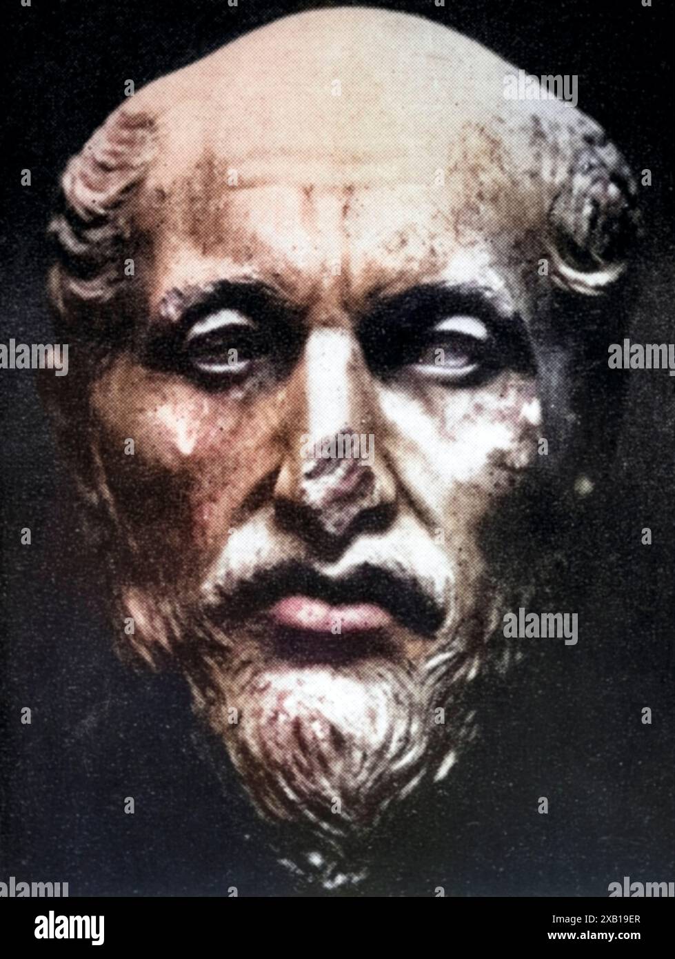 Plotinus Circa 205 Circa 270 Greek Philosopher Portrait Bust