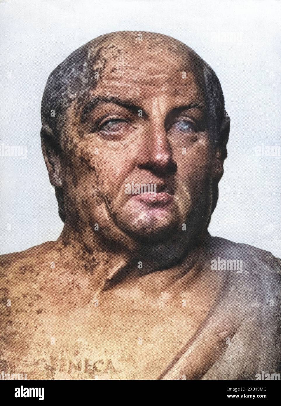 Marble bust of lucius annaeus seneca hi-res stock photography and ...