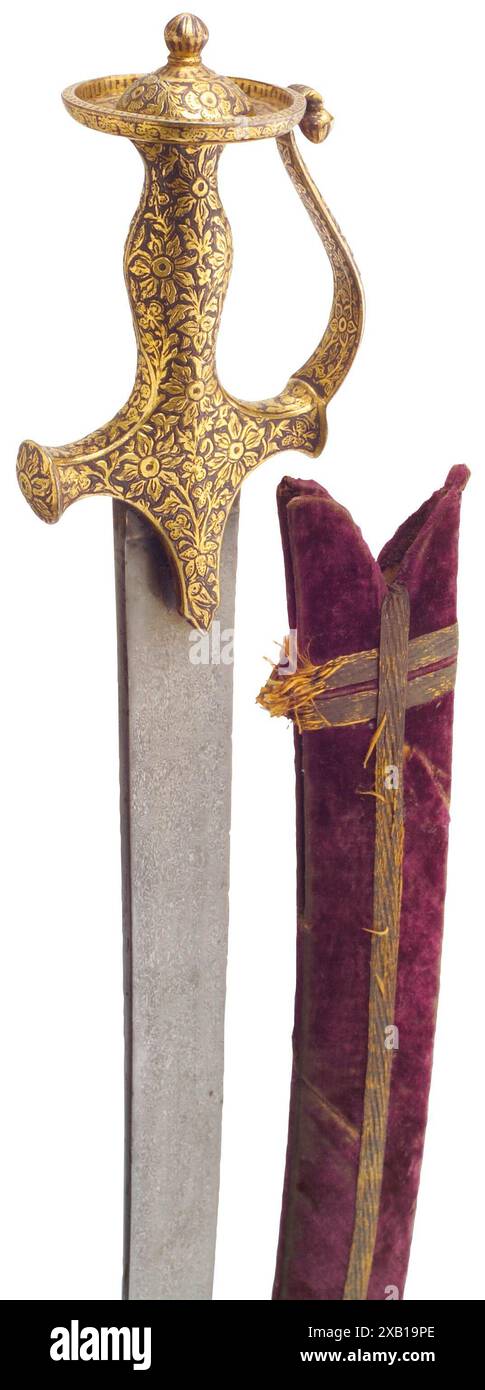 weapons, swords, Asian, talwar, 18th century, PROPERTY-RELEASED Stock ...