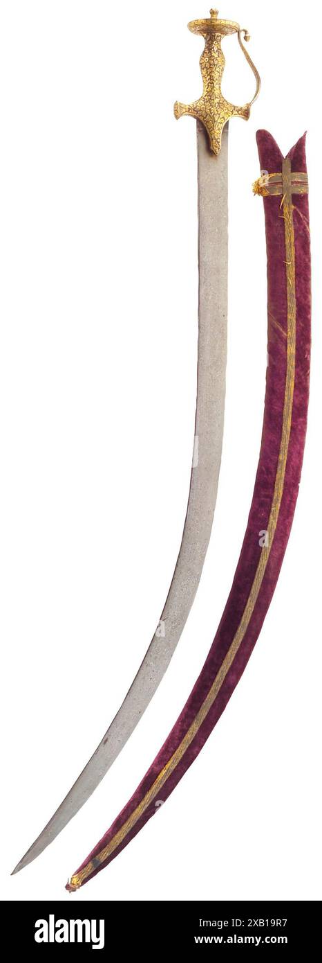 weapons, swords, Asian, talwar, 18th century, PROPERTY-RELEASED Stock ...