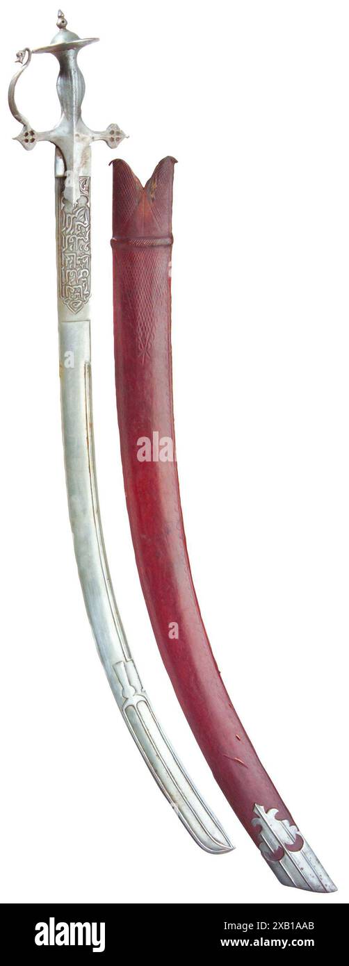 weapons, swords, Asian, talwar, 19th century, PROPERTY-RELEASED Stock ...
