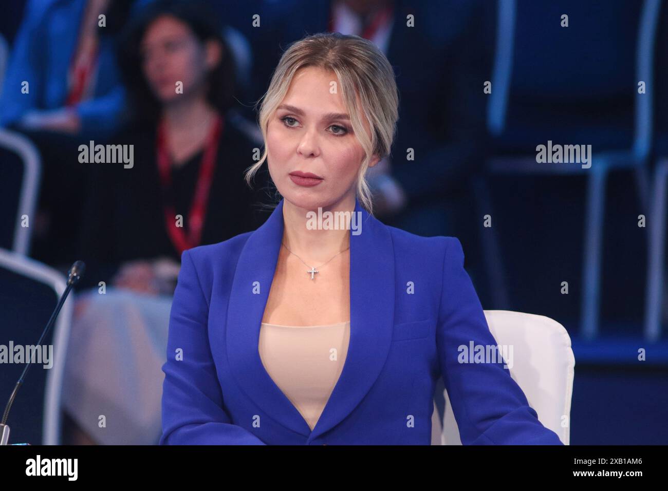 Saint Petersburg, Russia. 07th June, 2024. Pelageya Khanova, Singer ...