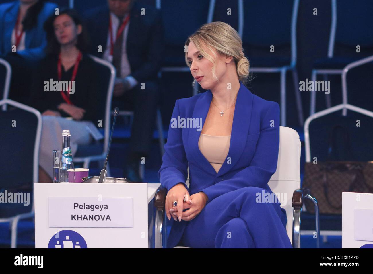 Saint Petersburg, Russia. 7th June, 2024. Pelageya Khanova, Singer; Founder, Soloist, Group ...