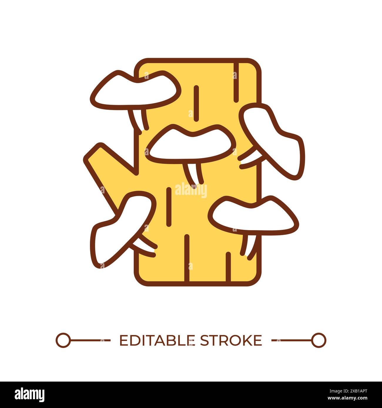 Log inoculation RGB color icon Stock Vector Image & Art - Alamy