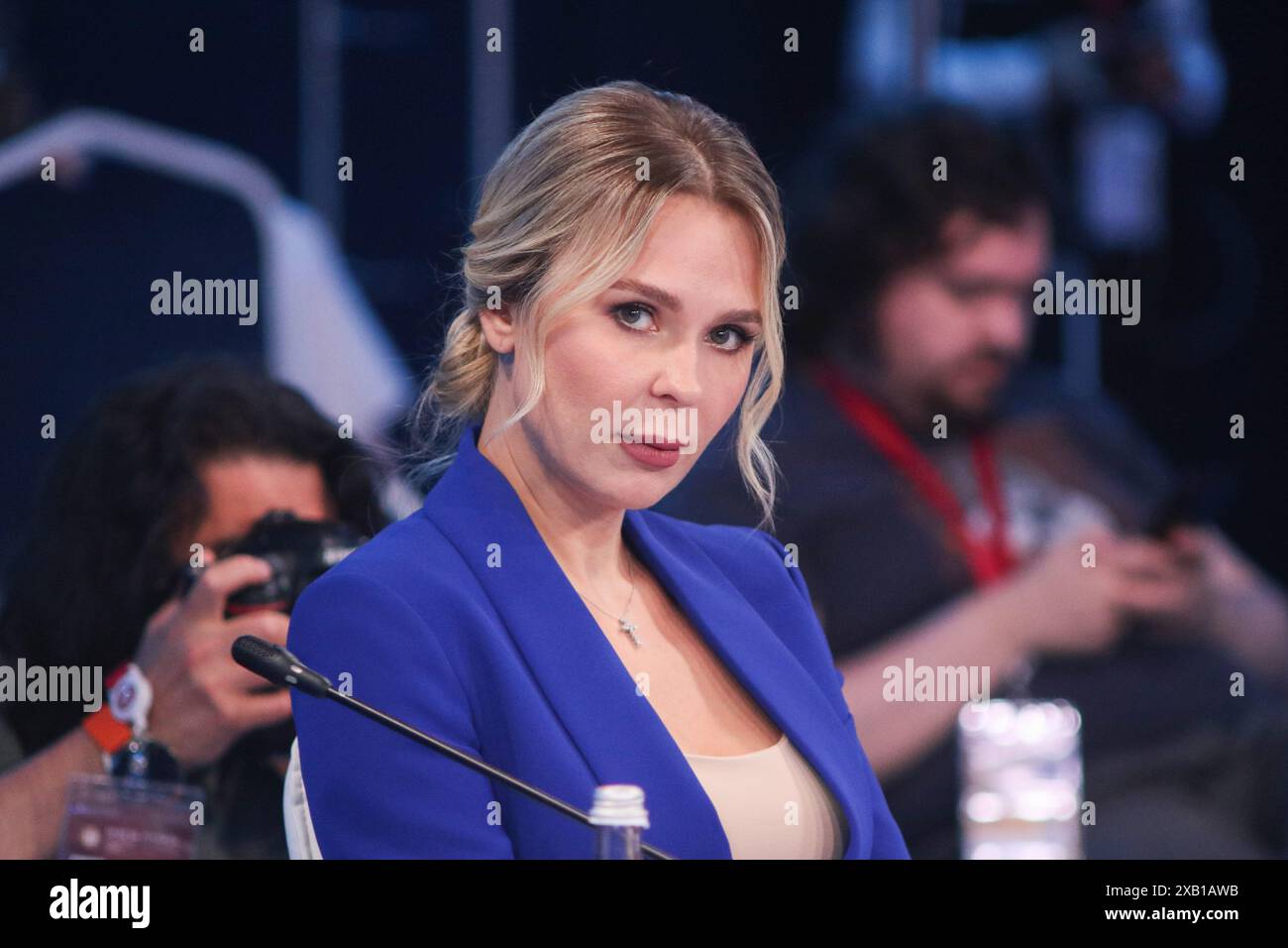 Saint Petersburg, Russia. 07th June, 2024. Pelageya Khanova, Singer; Founder, Soloist, Group ...