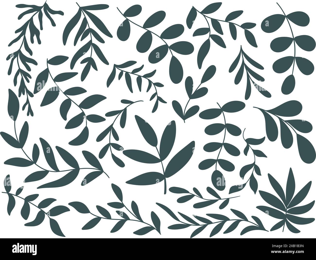 Foliar vector vectors Cut Out Stock Images & Pictures - Alamy