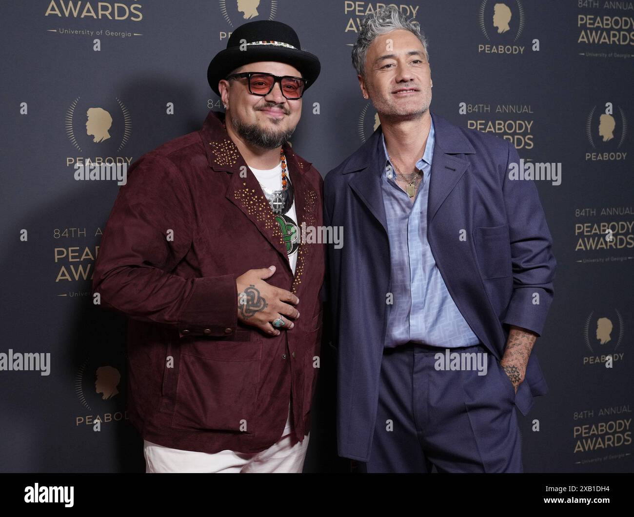 Los Angeles, USA. 09th June, 2024. (L-R) Sterlin Harjo and Taika ...