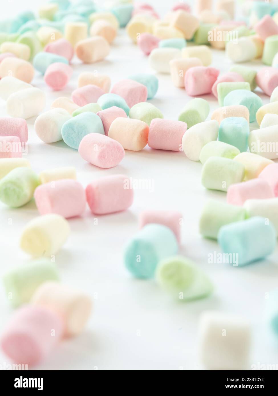 Pastel colored mini marshmallows in soft colors Stock Photo - Alamy