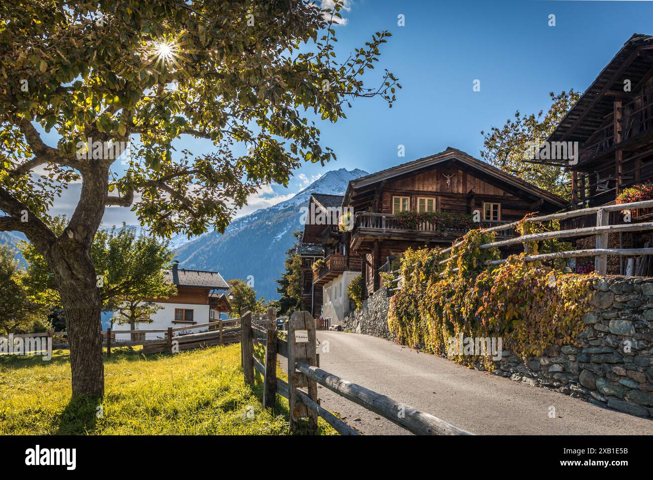 geography / travel, Austria, Tyrol, Obermauern, village center of ...