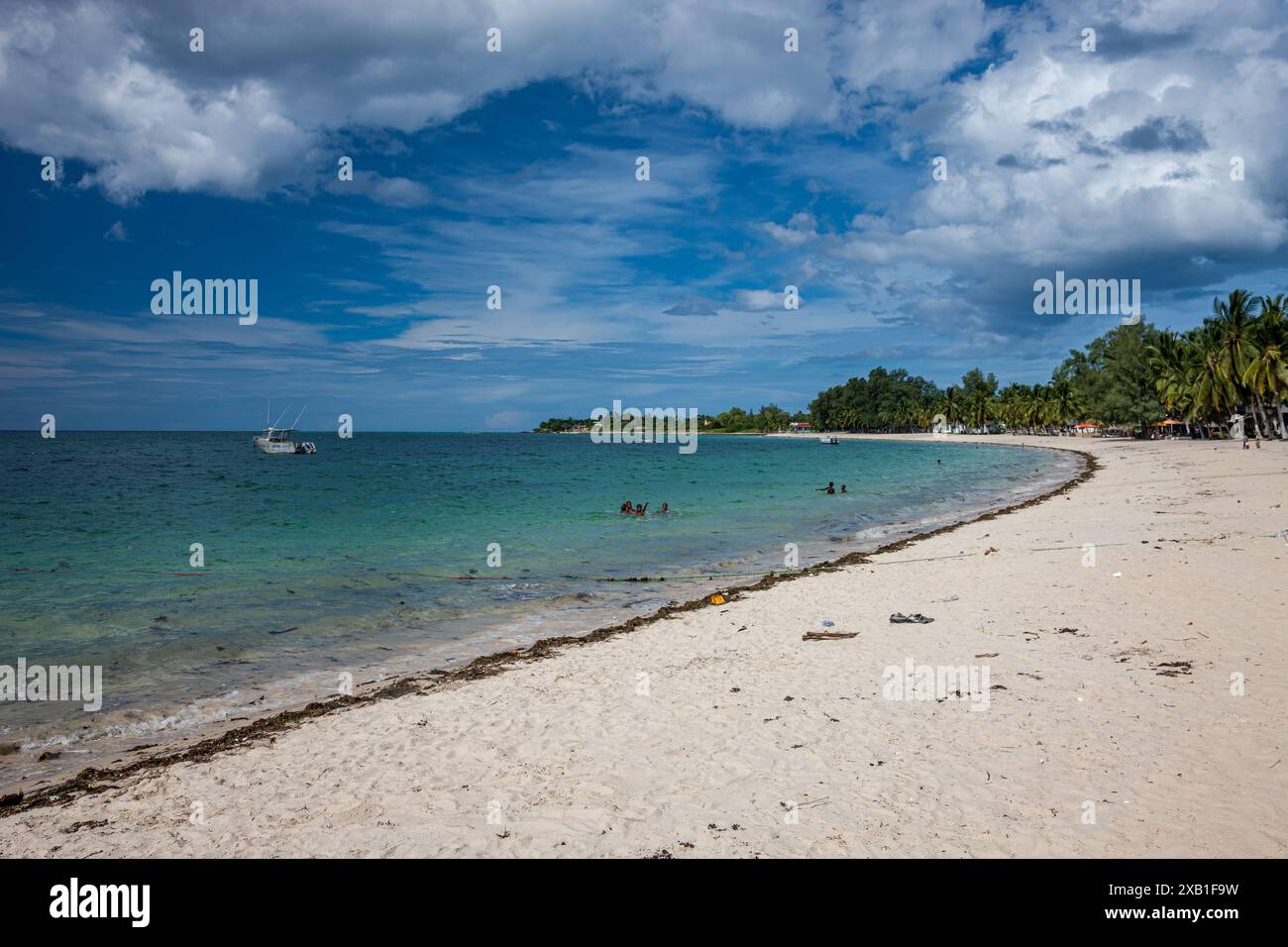 Mozambique, Cabo Delgado, Pemba, Praia do Wimbe - Wimbe beach Stock ...