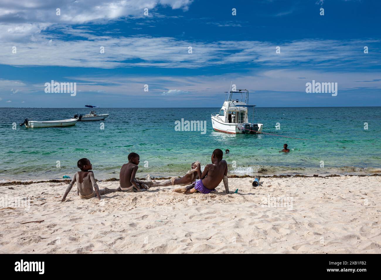 Mozambique, Cabo Delgado, Pemba, Praia do Wimbe - Wimbe beach Stock ...