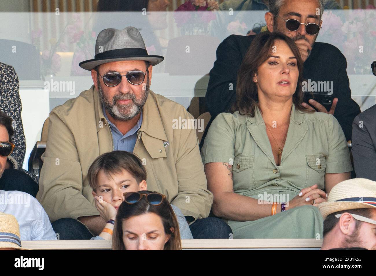 Paris, France. 09th June, 2024. Kad Merad and Julia Vignali attend the ...