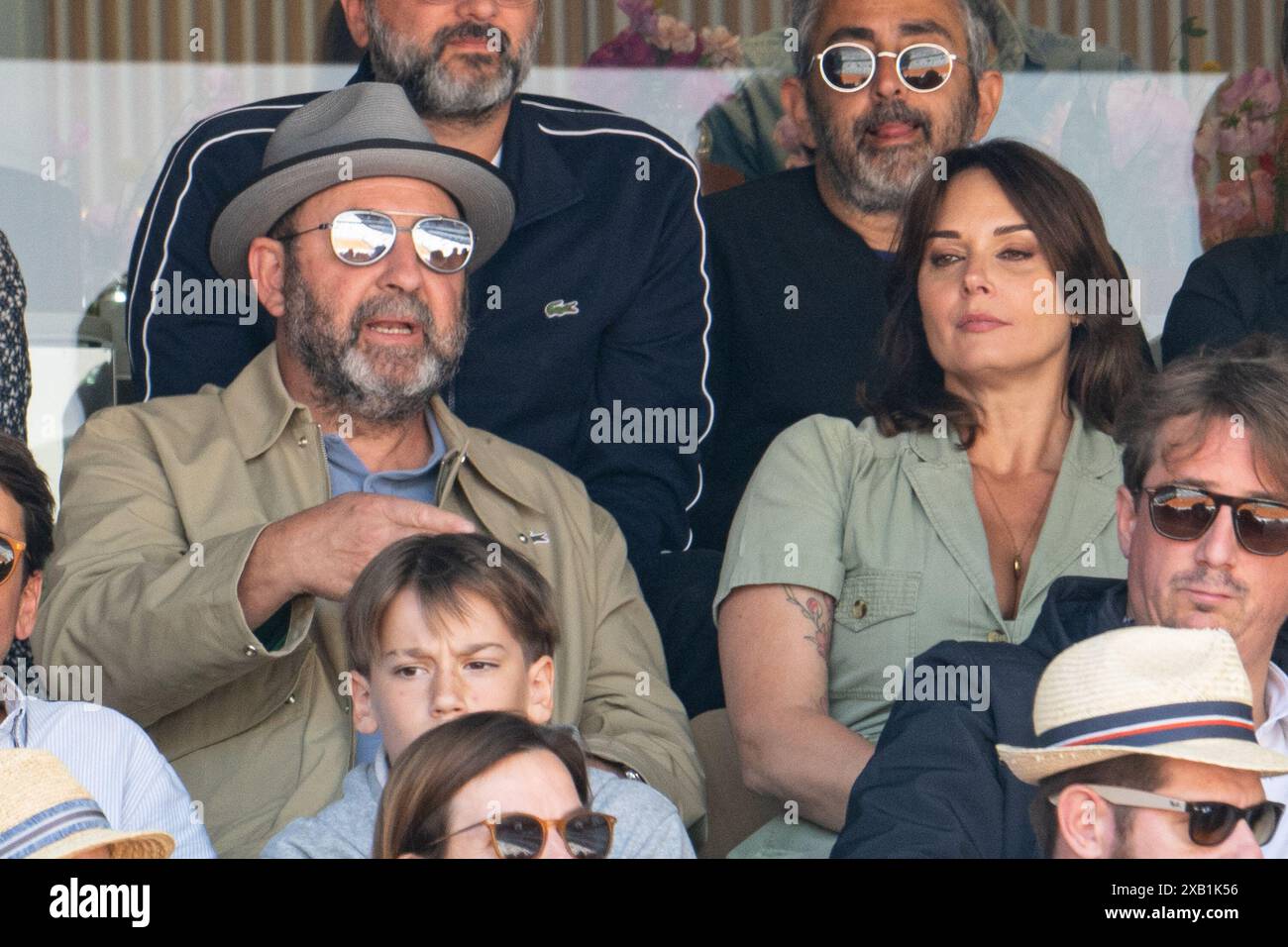 Paris, France. 09th June, 2024. Kad Merad and Julia Vignali attend the ...