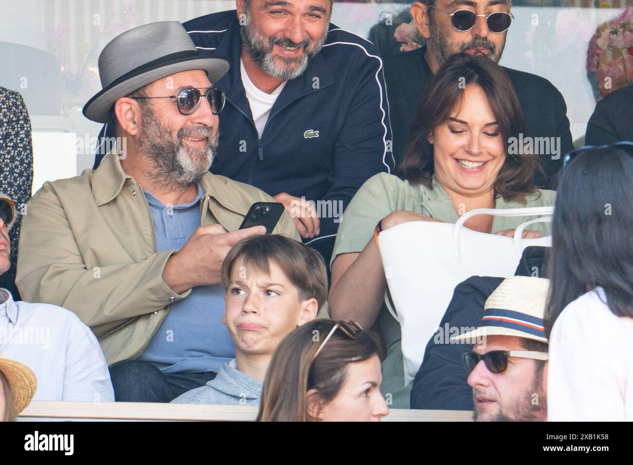 Paris, France. 09th June, 2024. Kad Merad and Julia Vignali attend the ...