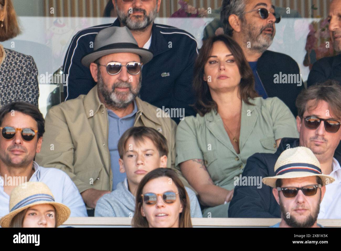 Paris, France. 09th June, 2024. Kad Merad and Julia Vignali attend the ...