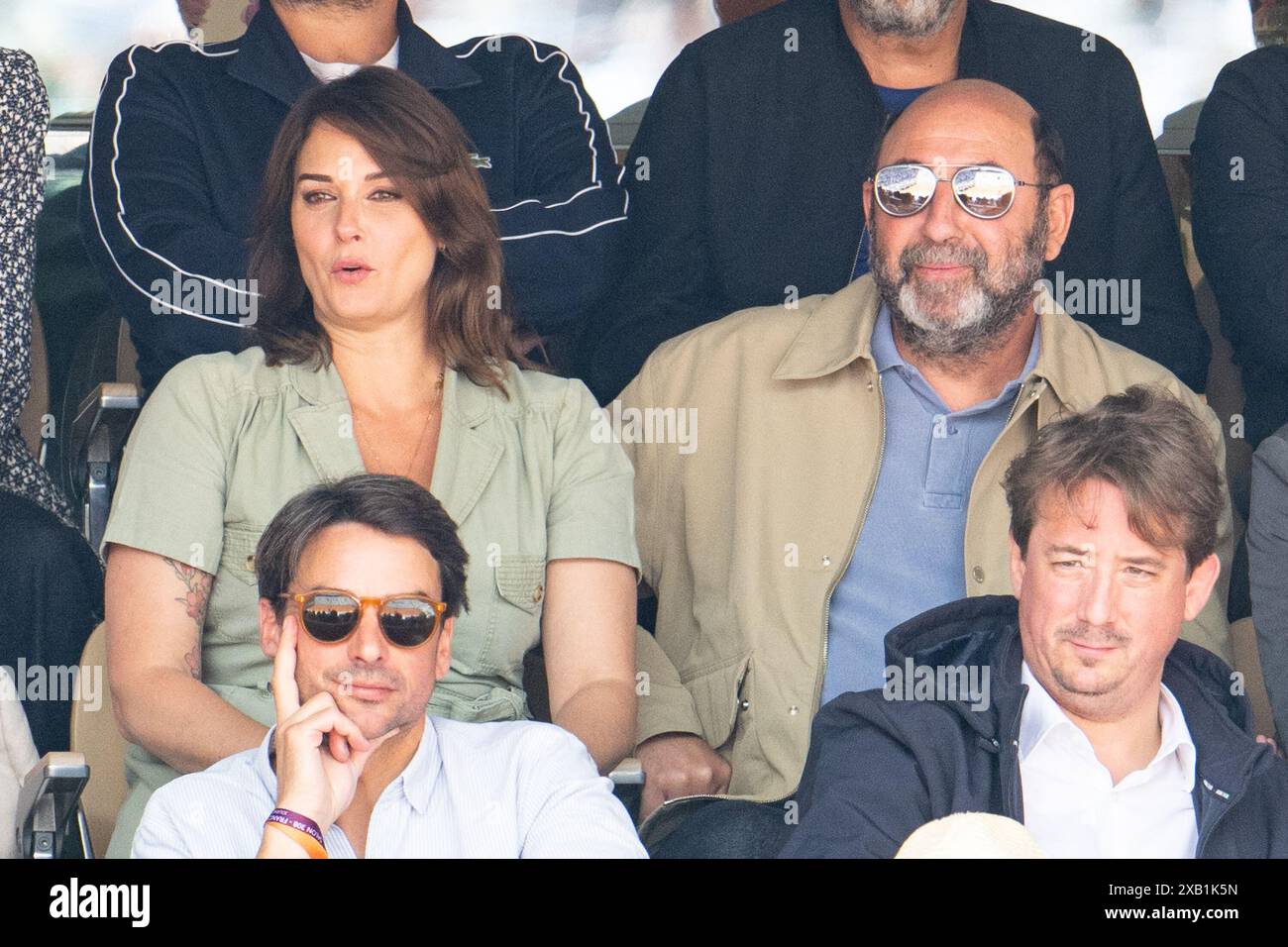 Paris, France. 09th June, 2024. Kad Merad and Julia Vignali attend the ...