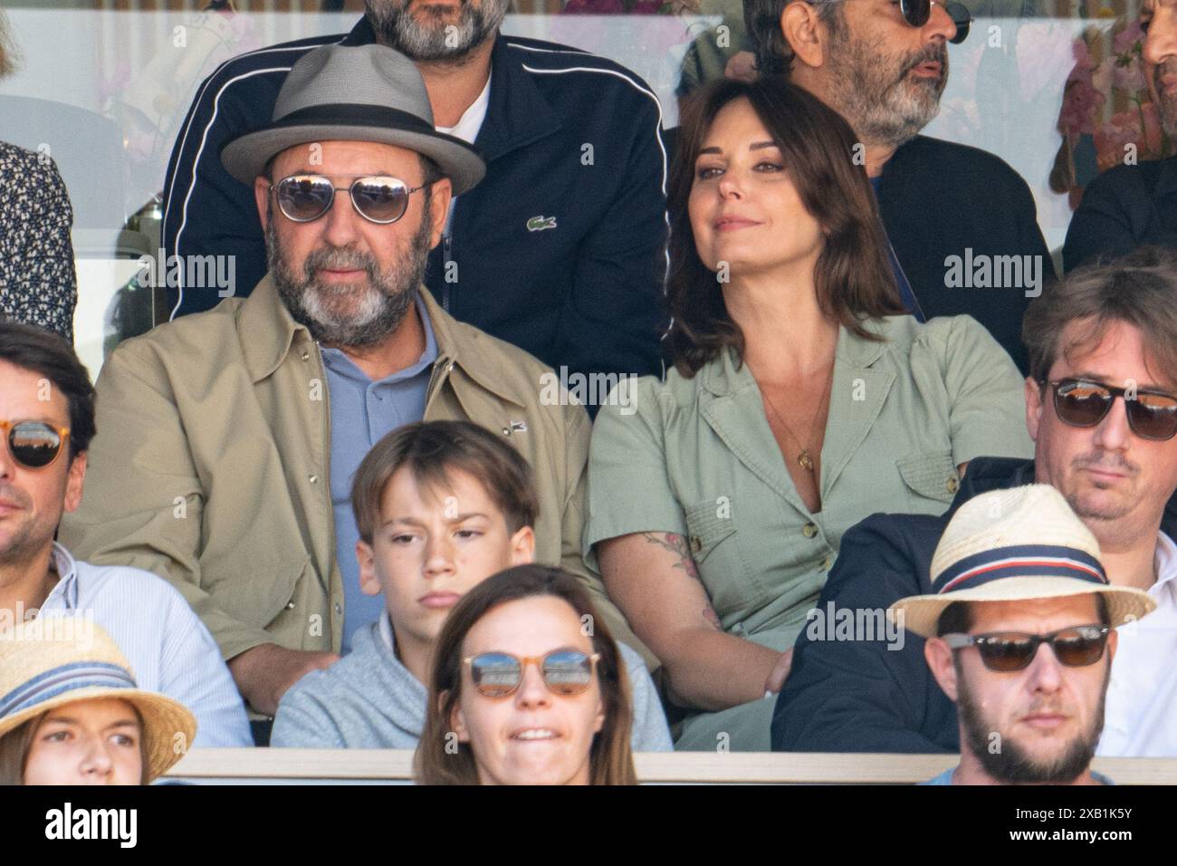 Paris, France. 09th June, 2024. Kad Merad and Julia Vignali attend the ...