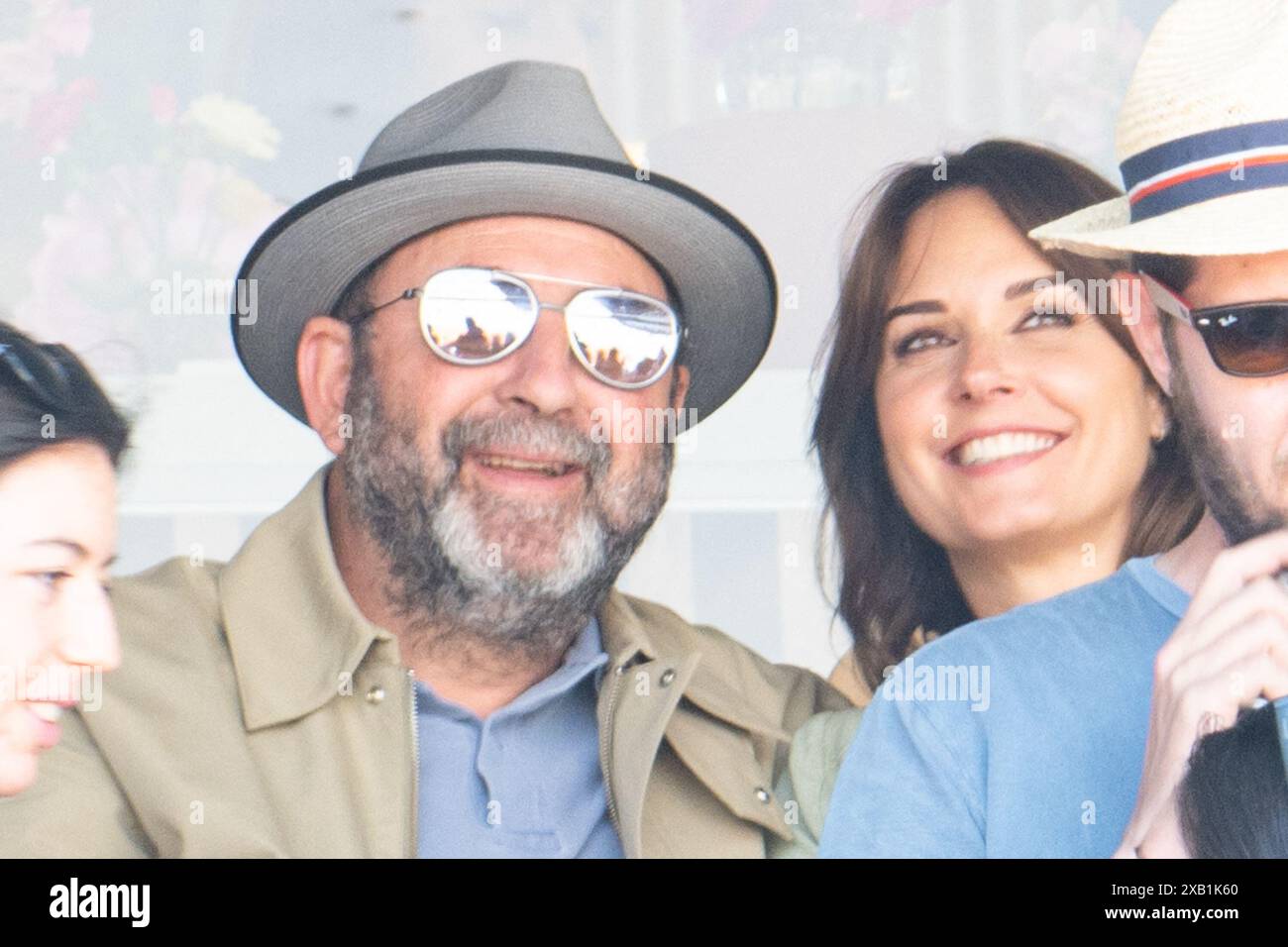 Paris, France. 09th June, 2024. Kad Merad and Julia Vignali attend the ...