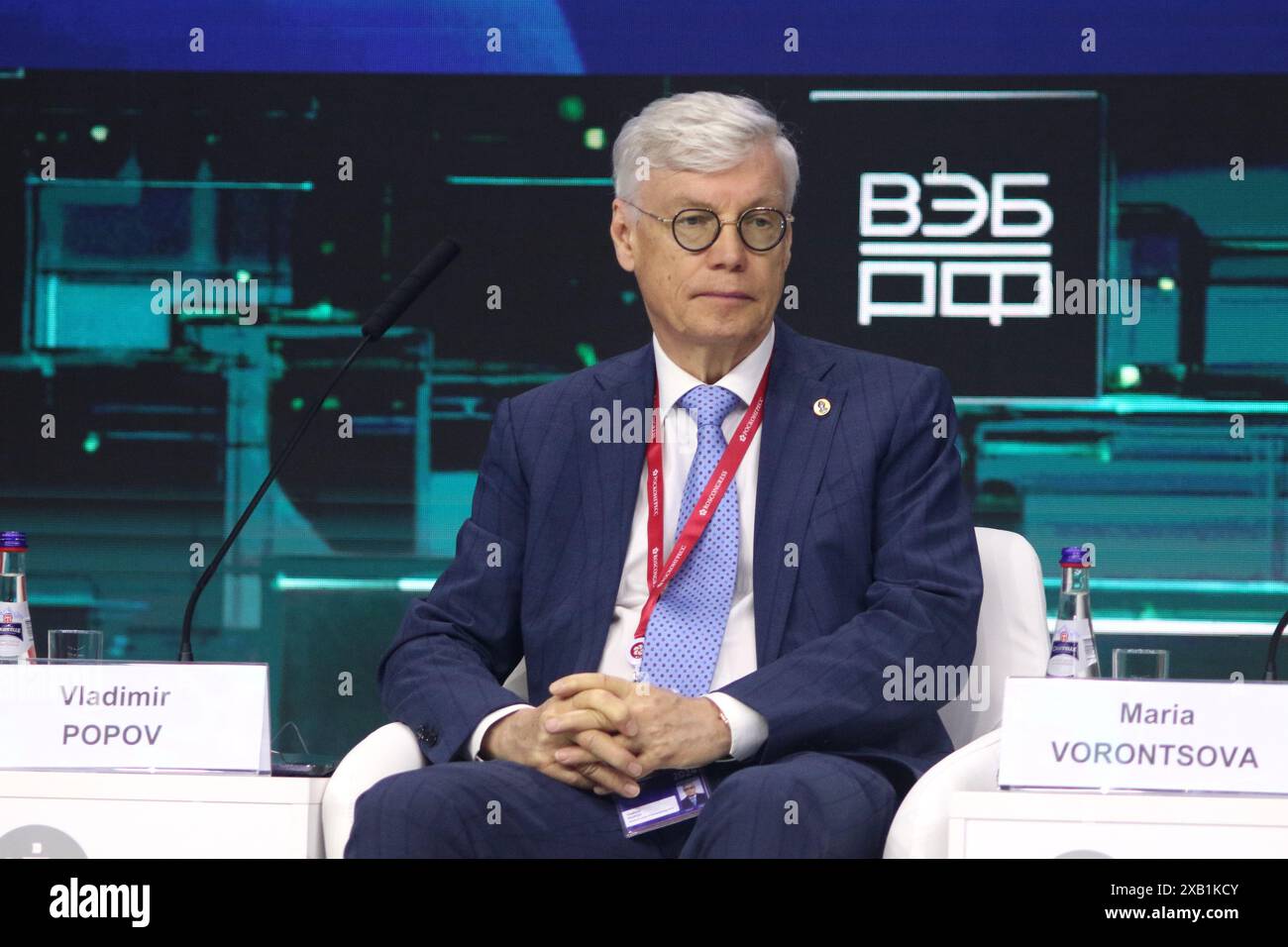 Saint Petersburg, Russia. 7th June, 2024. Vladimir Popov, Head of ...