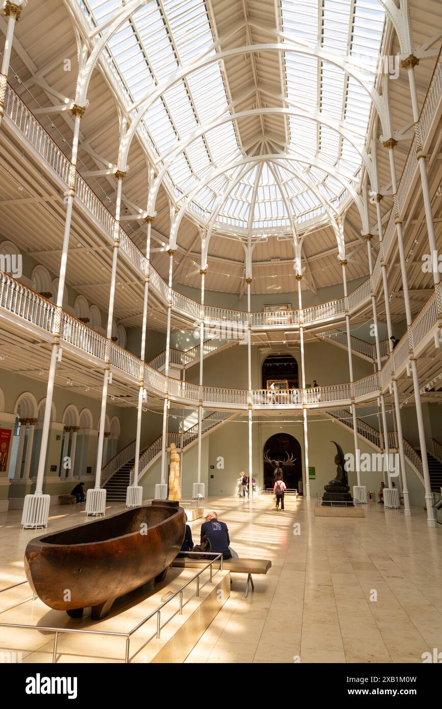 Grand Gallery, National Museum of Scotland, Edinburgh Stock Photo - Alamy