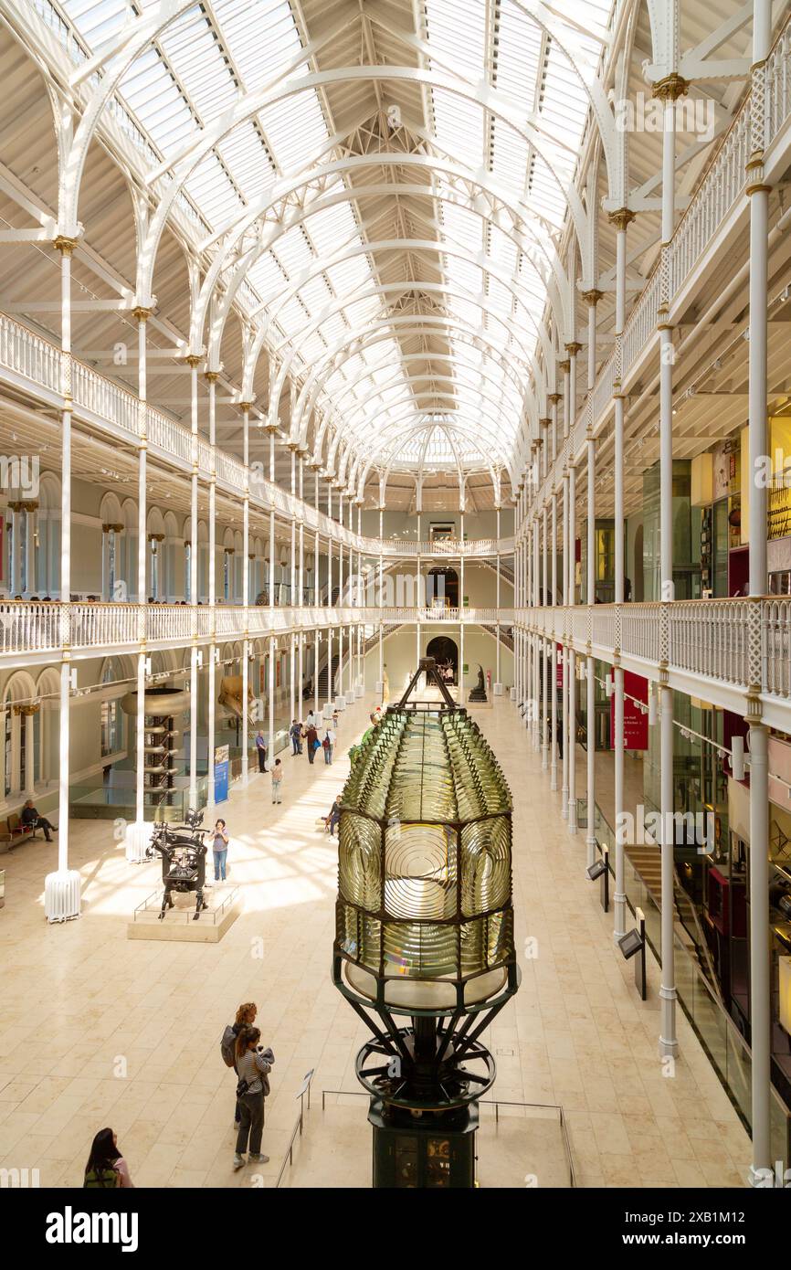 Grand Gallery, National Museum of Scotland, Edinburgh Stock Photo - Alamy