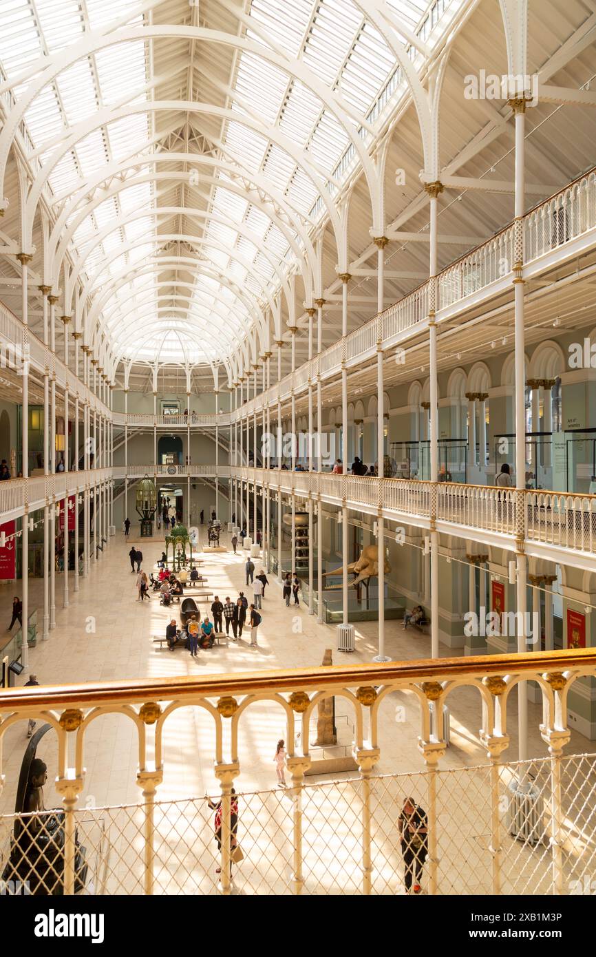 Grand Gallery, National Museum of Scotland, Edinburgh Stock Photo - Alamy