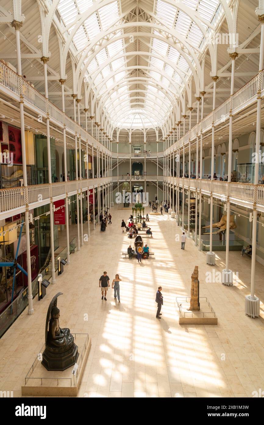 Grand Gallery, National Museum of Scotland, Edinburgh Stock Photo - Alamy