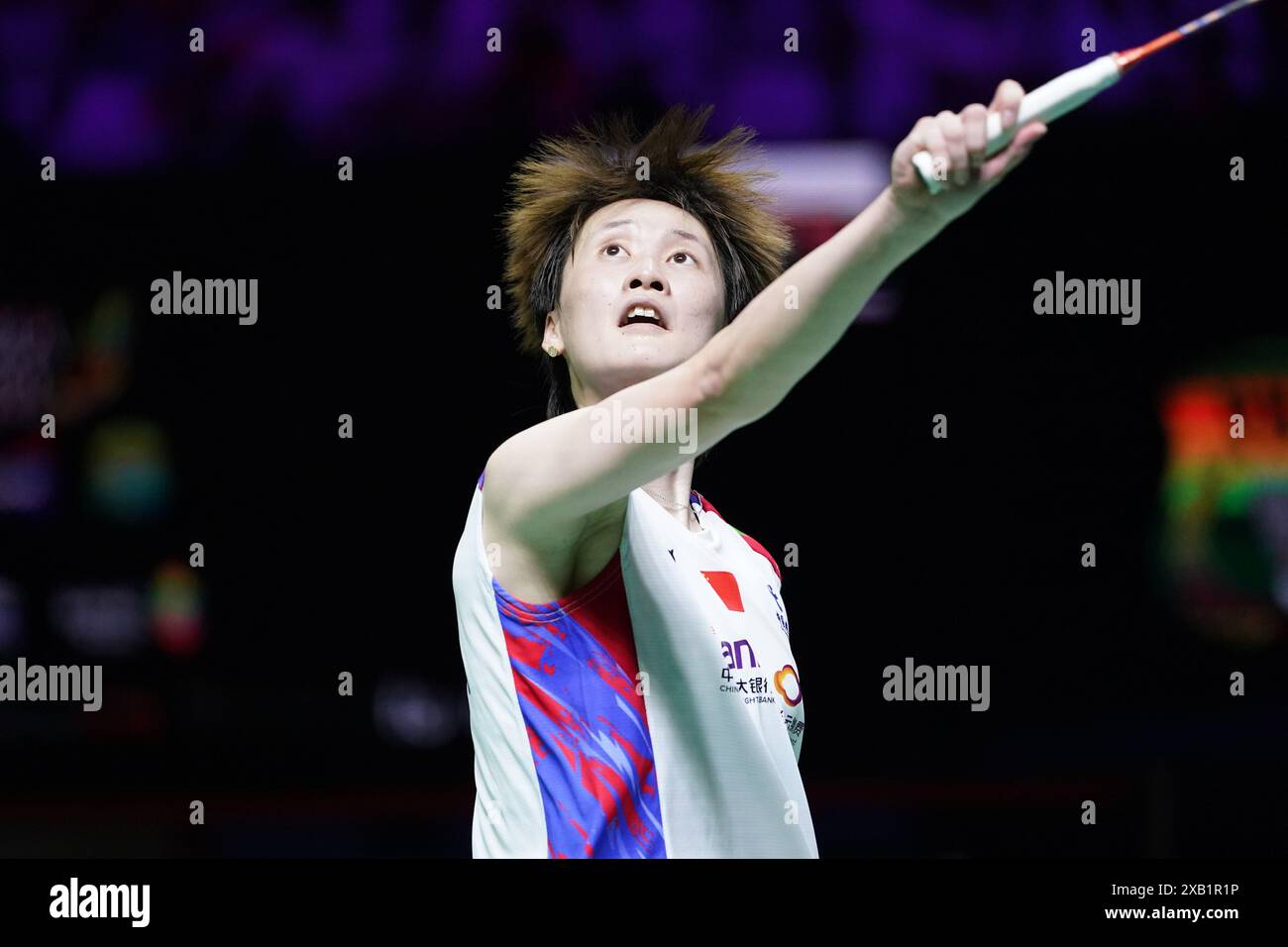 Jakarta, Indonesia. 9th June, 2024. Chen Yu Fei (CHN) Badminton : KAPAL API INDONESIA OPEN 2024 ...