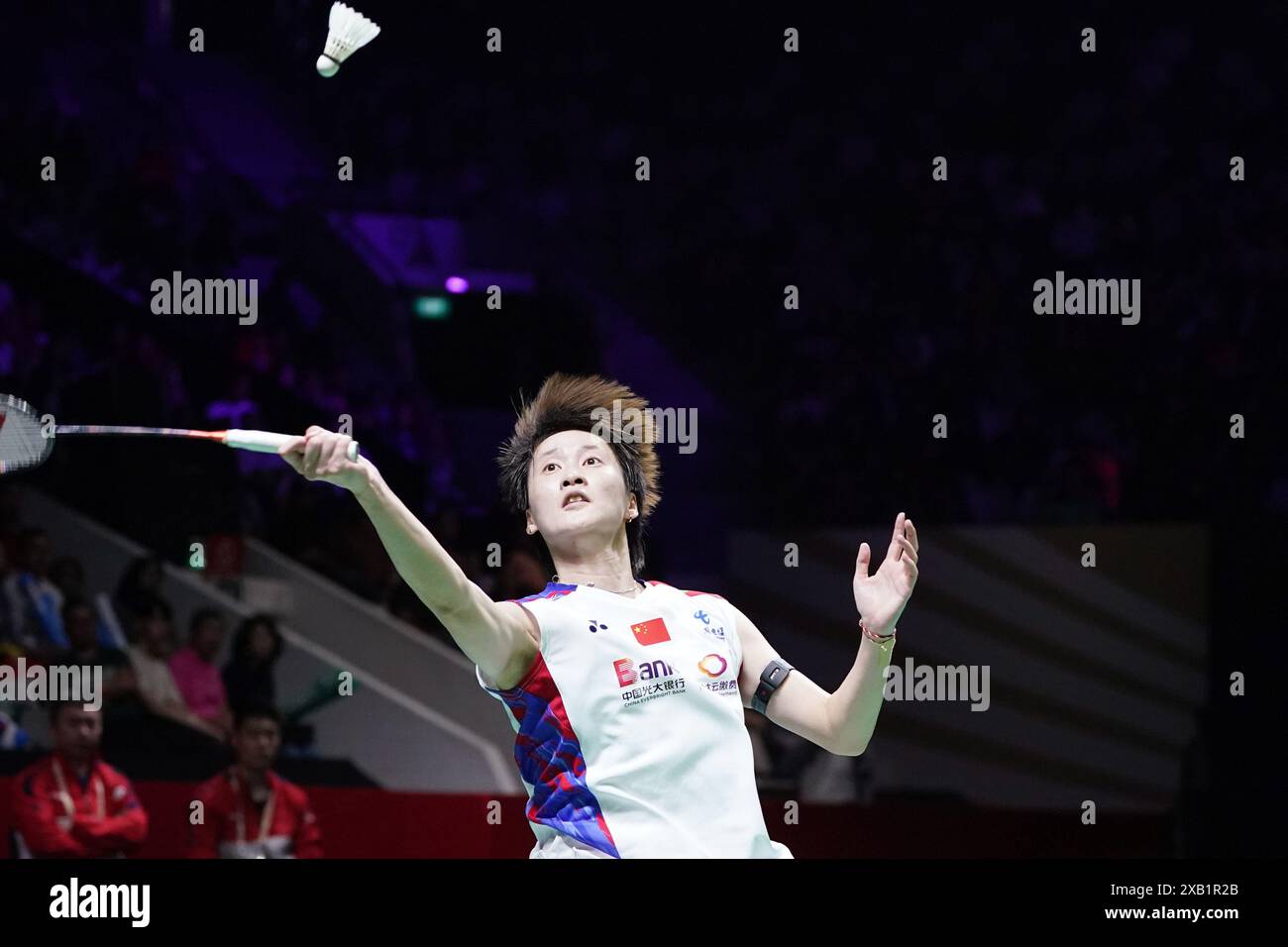 Jakarta, Indonesia. 9th June, 2024. Chen Yu Fei (CHN) Badminton : KAPAL API INDONESIA OPEN 2024 ...