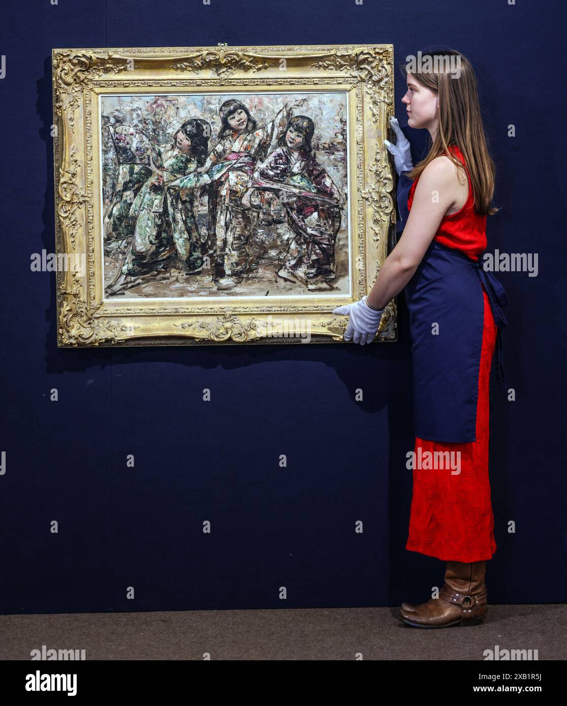 Olympia Auctions, London UK 10 June 202 Edward Atkinson Hornel ...