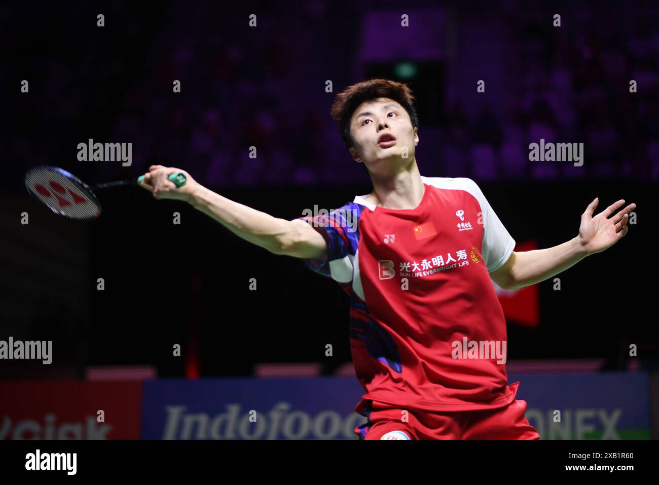 Jakarta, Indonesia. 9th June, 2024. Shi Yu Qi (CHN) Badminton : KAPAL API INDONESIA OPEN 2024 ...