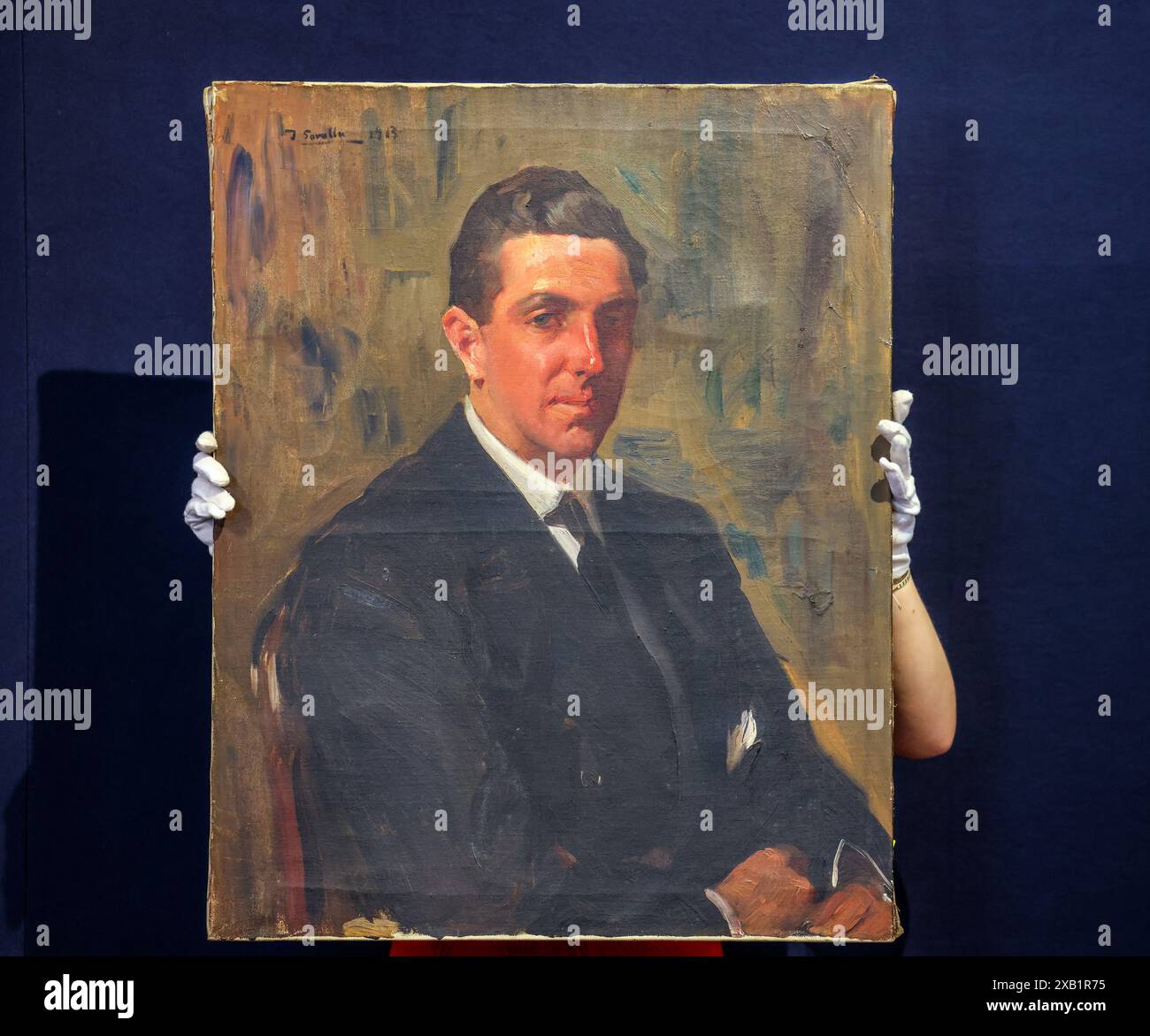 Olympia Auctions, London, UK. 10th June, 202. 1923, Portrait of Charles ...