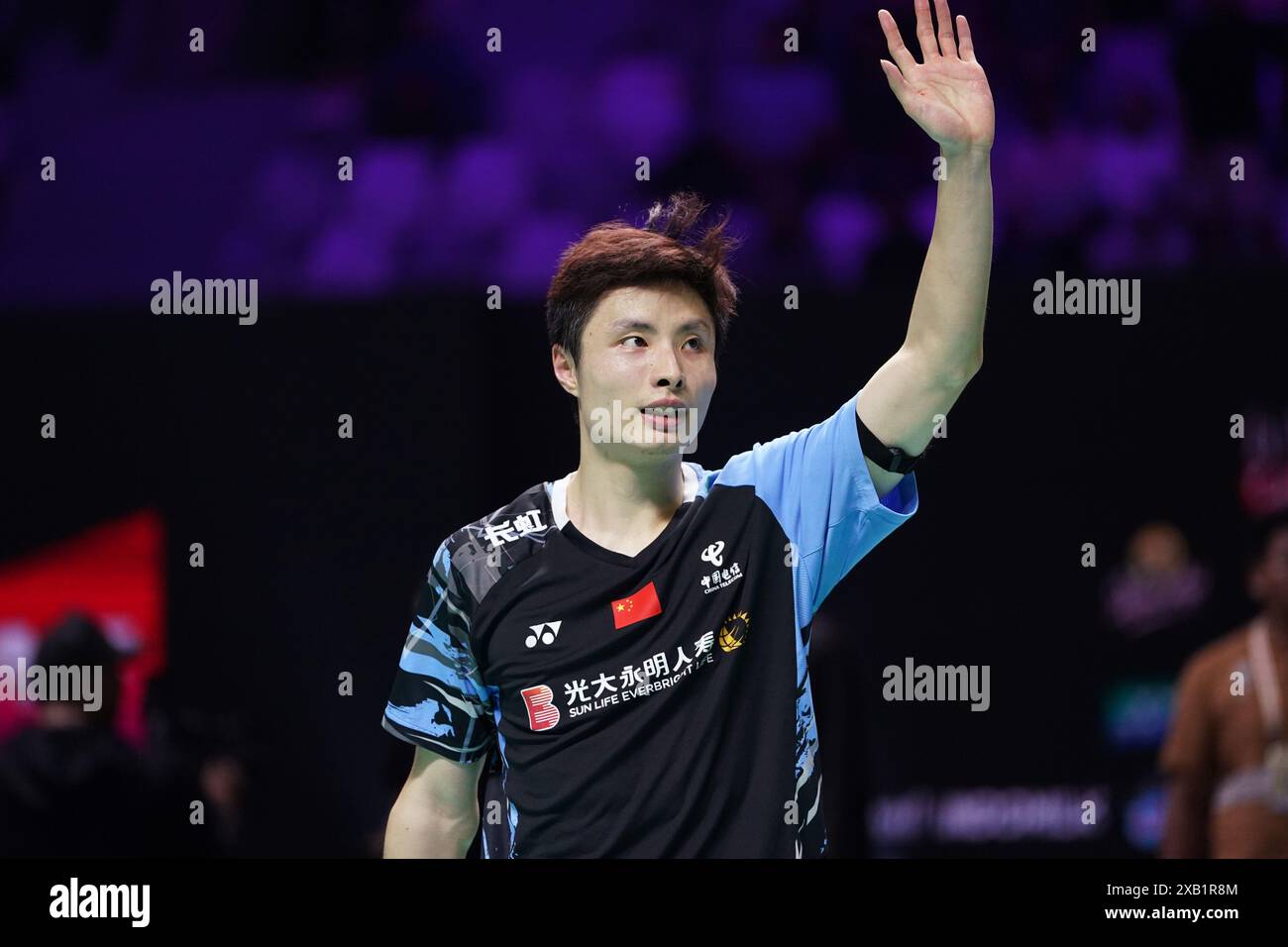 Jakarta, Indonesia. 9th June, 2024. Shi Yu Qi (CHN) Badminton : KAPAL API INDONESIA OPEN 2024 ...