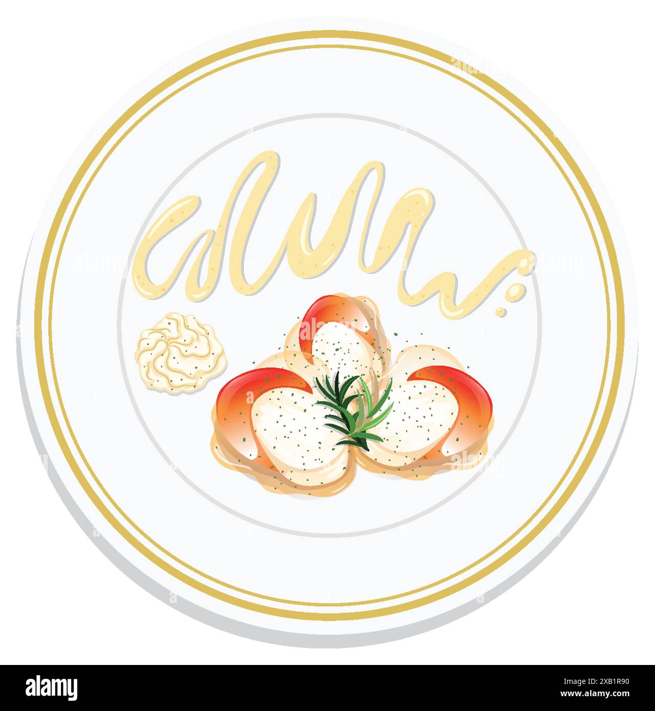 Chef plating food Cut Out Stock Images & Pictures - Alamy