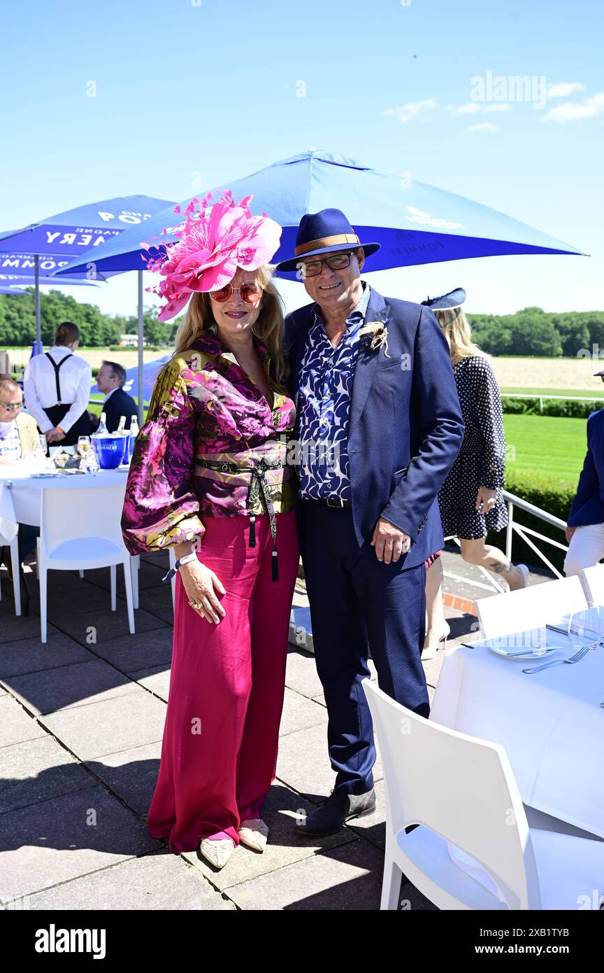 Nanna Kuckuck mit Ehemann Dirk Ullmann beim Fashion Raceday auf der ...