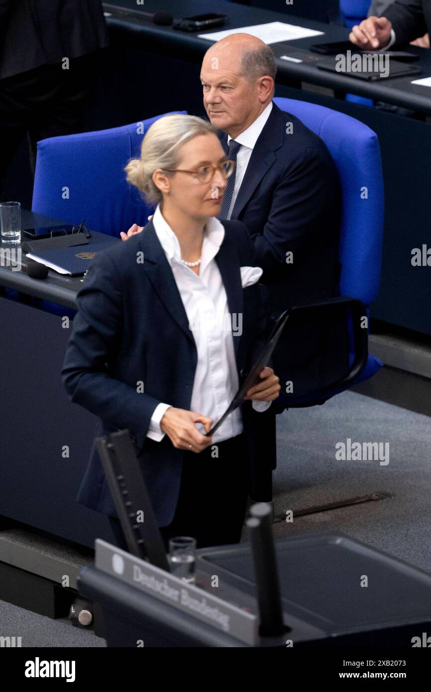 Alice Weidel - Bundestag DEU, Deutschland, Germany, Berlin, 06.06.2024 ...