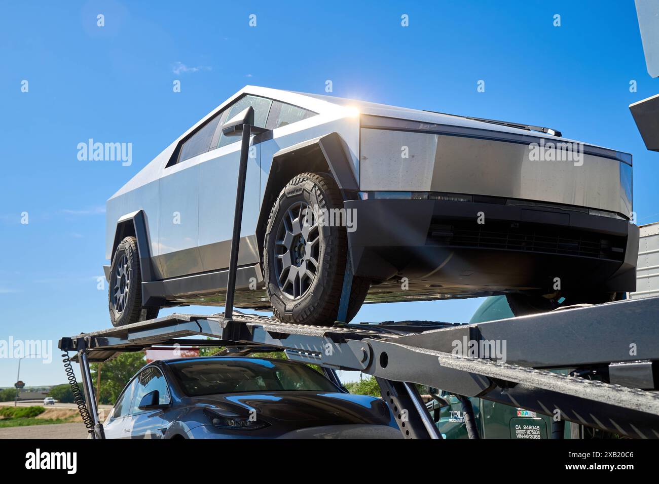 Utah, United States of America - June 8, 2024: Delivery of the new ...