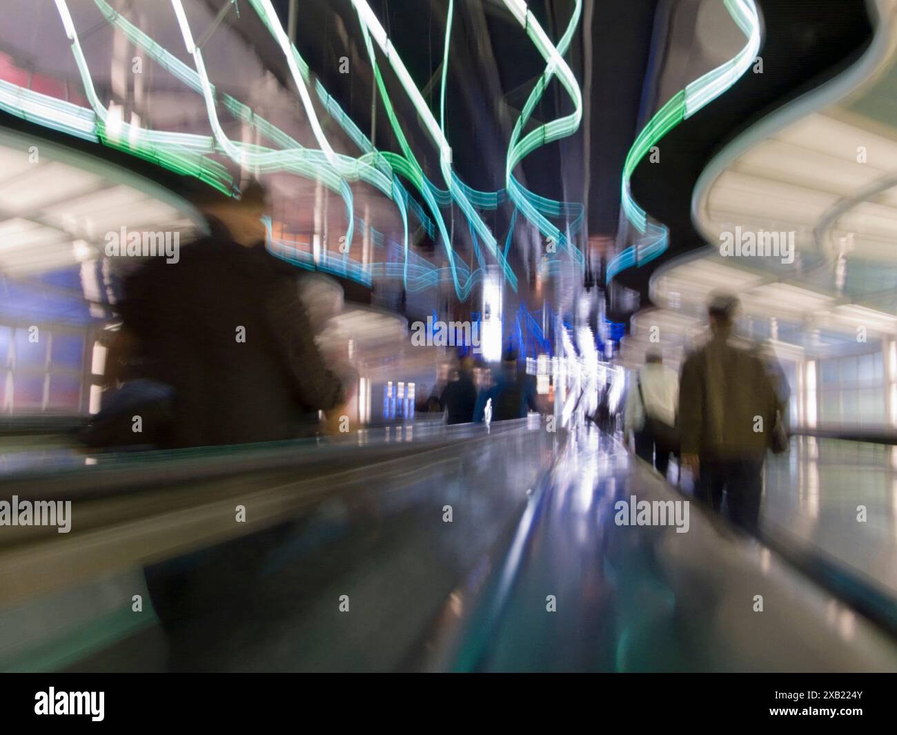 The kinetic light sculpture called Stock Photo - Alamy