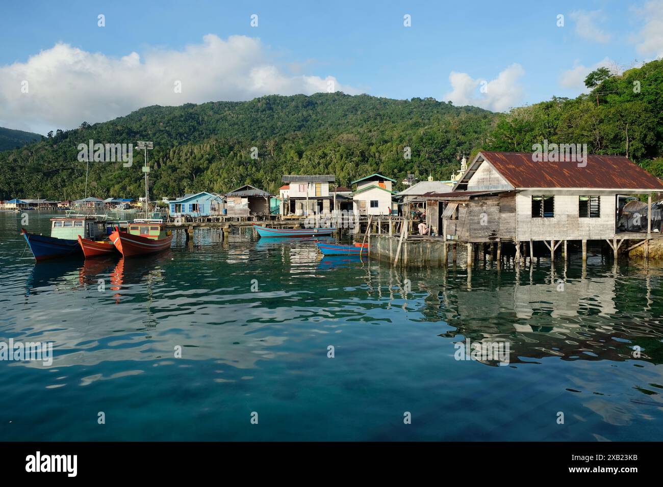 Indonesia Anambas Islands - Terempa fishing village Siantan Island ...
