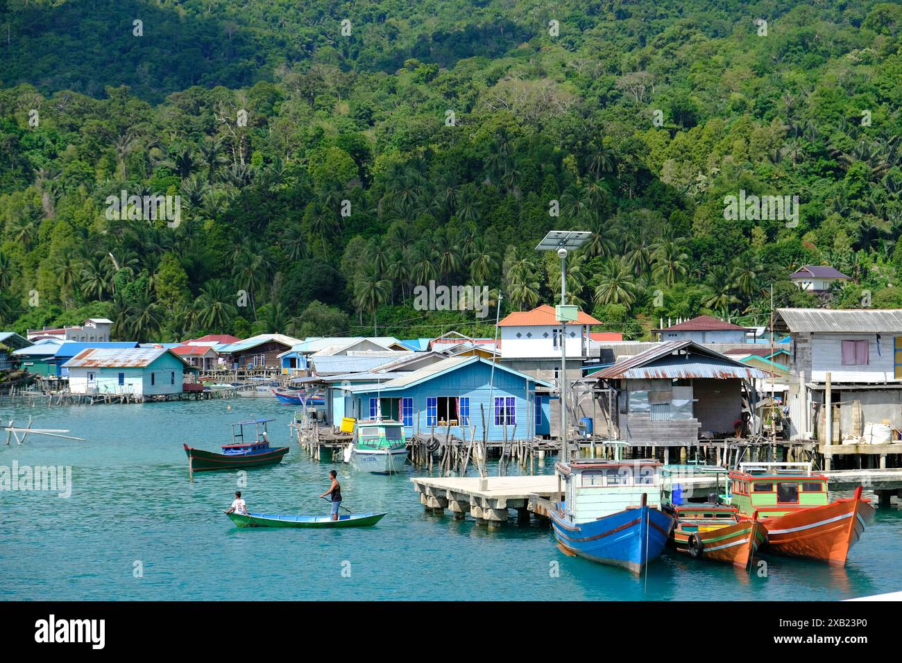 Indonesia Anambas Islands - Terempa fishing village Siantan Island ...