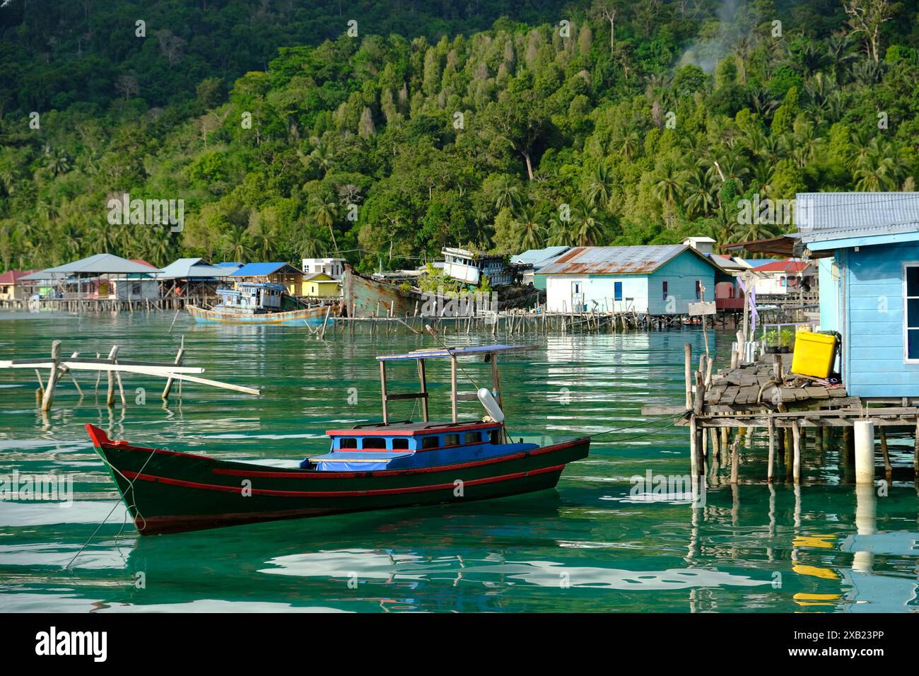 Indonesia Anambas Islands - Terempa fishing village Siantan Island ...