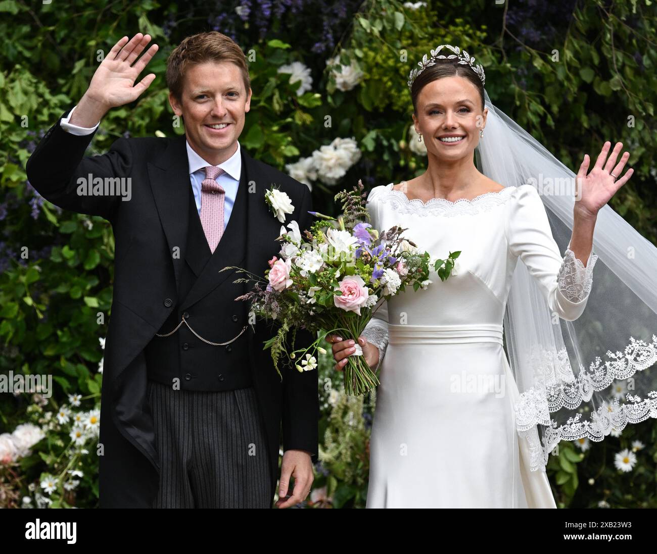 Chester, UK. June 7th, 2024. The wedding of Hugh Grosvenor, Duke of ...