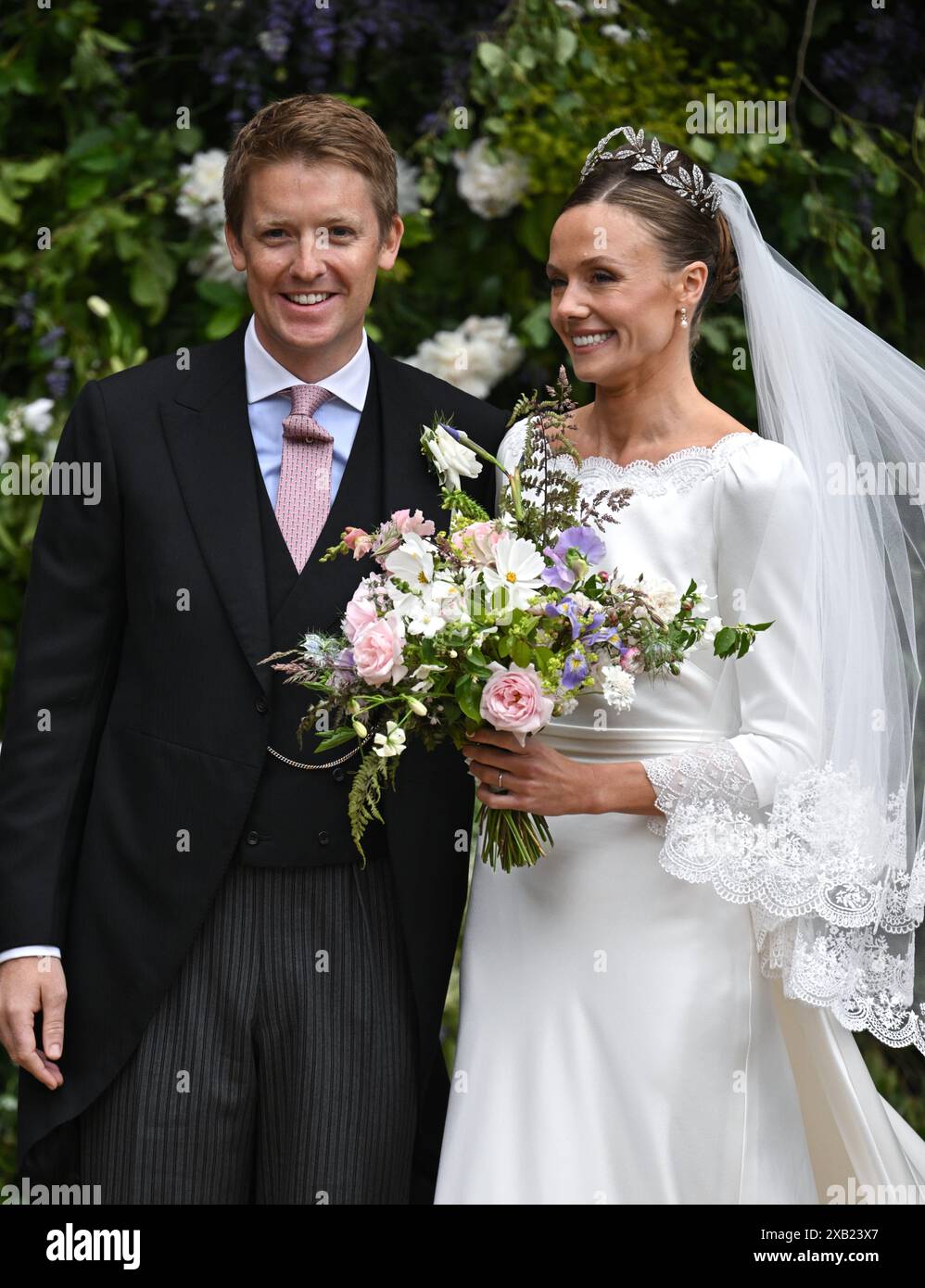 Chester, UK. June 7th, 2024. The wedding of Hugh Grosvenor, Duke of ...