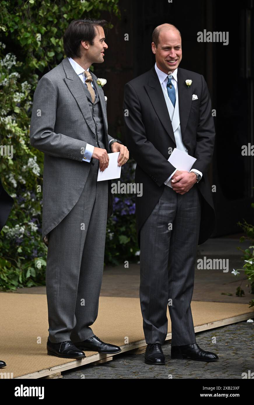 Chester, UK. June 7th, 2024. William van Cutsem and Prince William ...