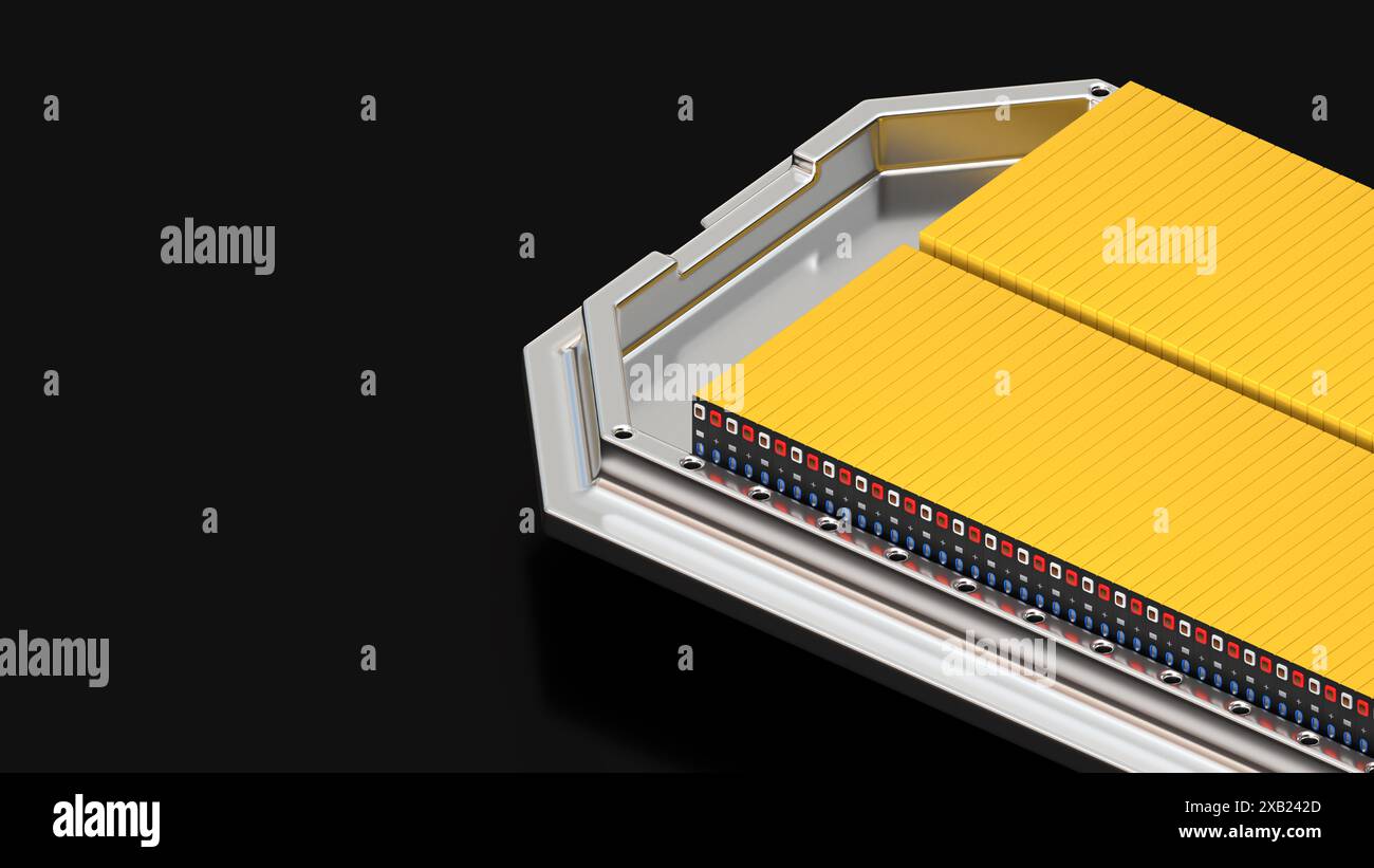 Prismatic High-capacity Battery pack for electric vehicles, LFP cell ...